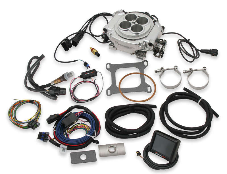Holley Fuel Injection Systems, Sniper EFI, Self-Tuning, Polished ...