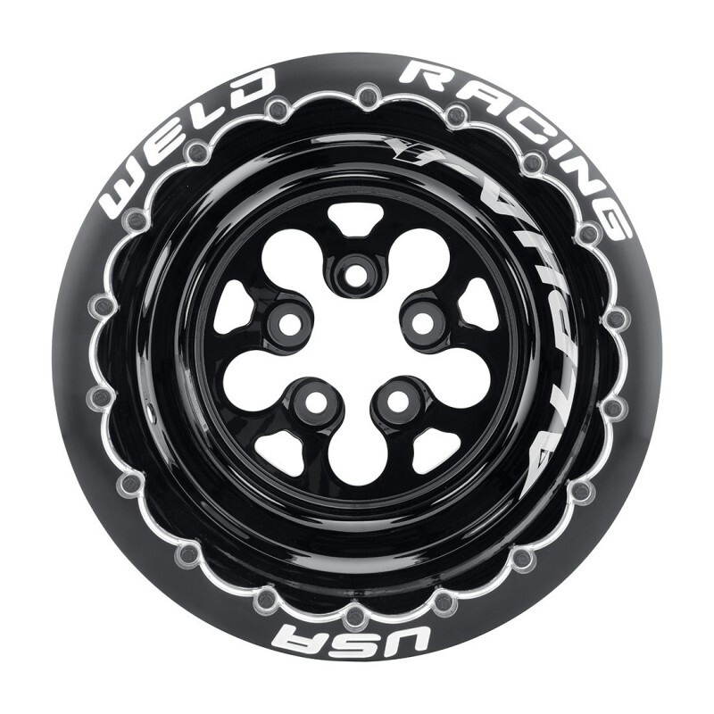 Weld Wheel, Alpha-1 Black, 15x10 Size, 5x4.50 Bolt Pattern, 5 in ...