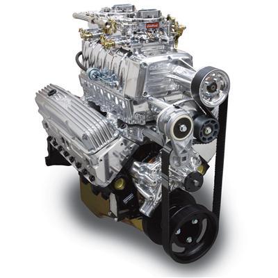 Crate Engine, Chevrolet 5.7L, Supercharged, 9.5:1, Carbureted, Polished ...
