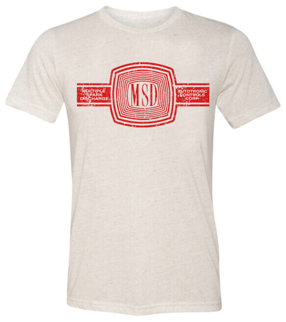 MSD Vintage Logo T-Shirt, Cream, Men's