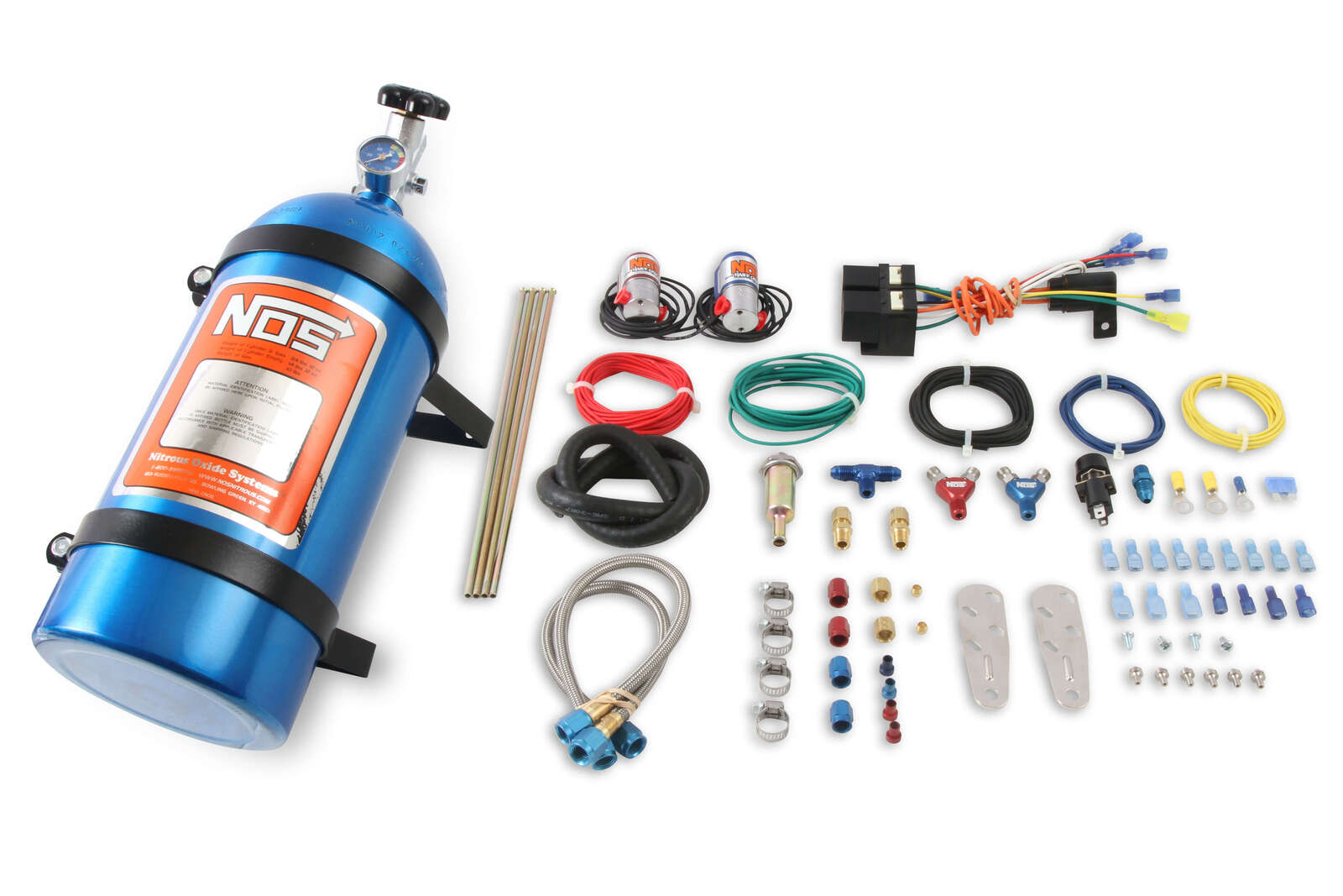 NOS Nitrous System Cheater Dual Shot 4500 100-250HP 10lb bottle