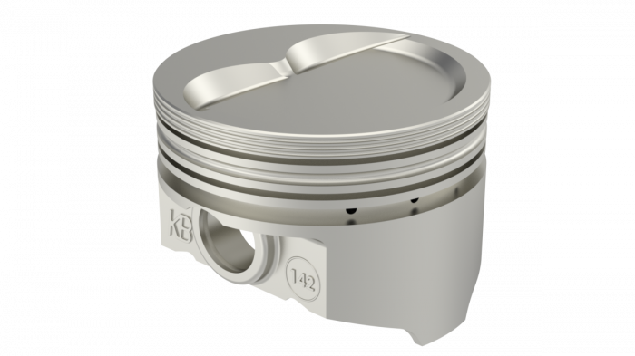 KB Piston, 4 in. Bore, For Chevrolet 350, Rod 5.700, D-Cup +18cc 2V ...