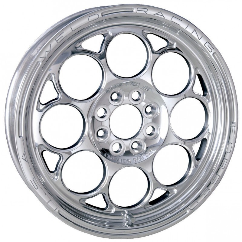 Wheel, Drag, 15x9 Black Magnum Import 4x100 6in. BS - WELD